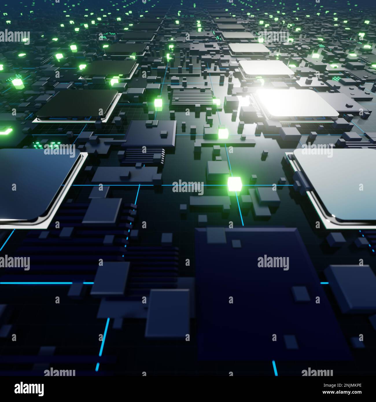 3D illustration Background for advertising and wallpaper in sci fi and ...