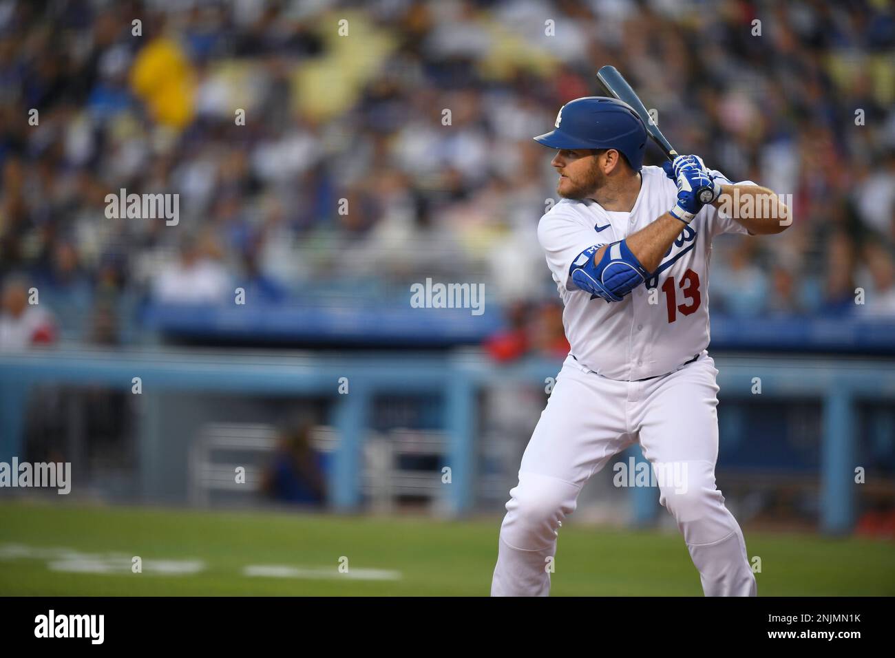 LOS ANGELES, CA - JULY 25: Los Angeles Dodgers designated hitter Jake ...