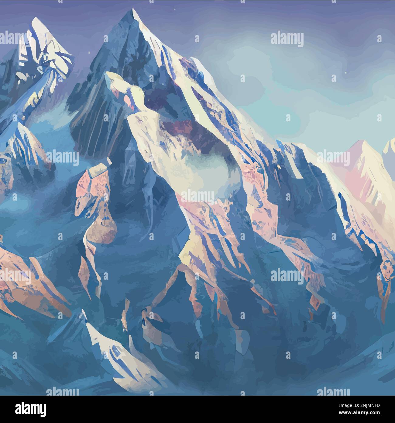 Green and gray mountains Stock Vector Images - Alamy