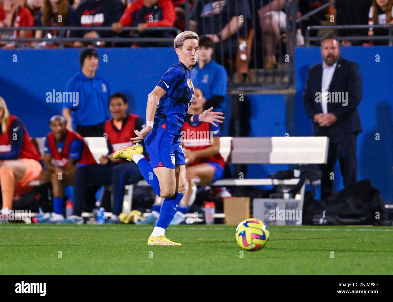 Feb 22, 2023: Team USA forward Megan Rapinoe (15) in action during the ...