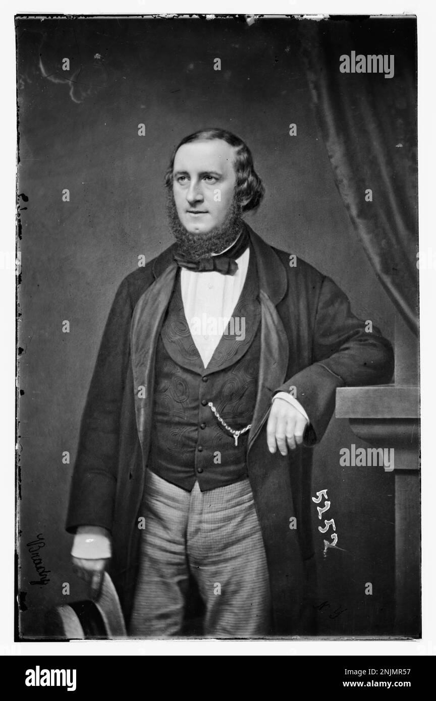 Portrait of Wm. Vincent Wallace, part of the Brady-Handy Collection at ...