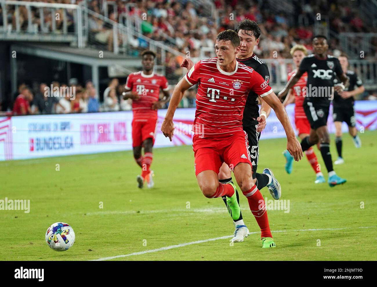 WASHINGTON, DC - JULY 20: Bayern Munich defender Benjamin Pavard (5 ...