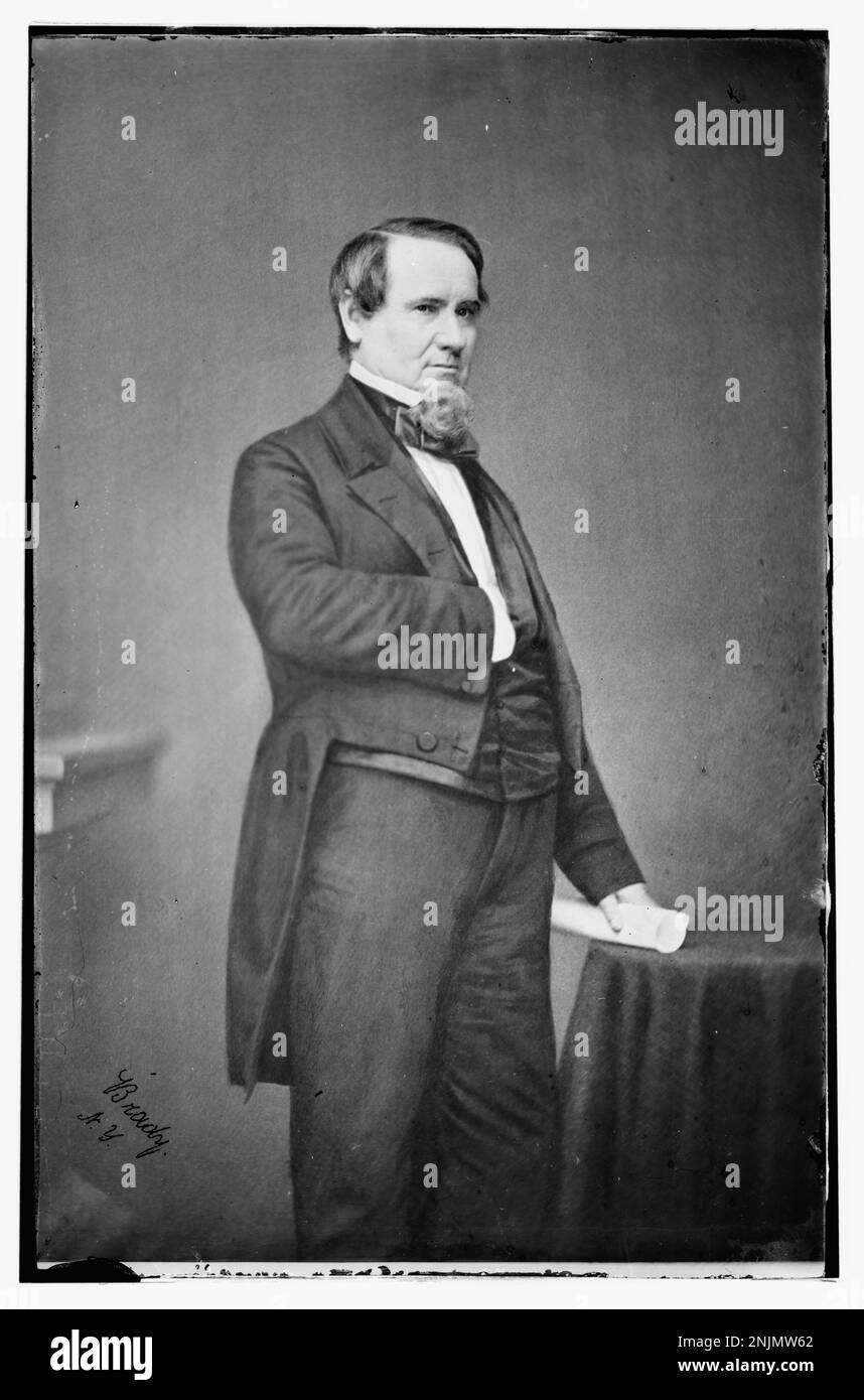 Portrait of Hon. Albert G. Brown, a Mississippi politician, featured in ...
