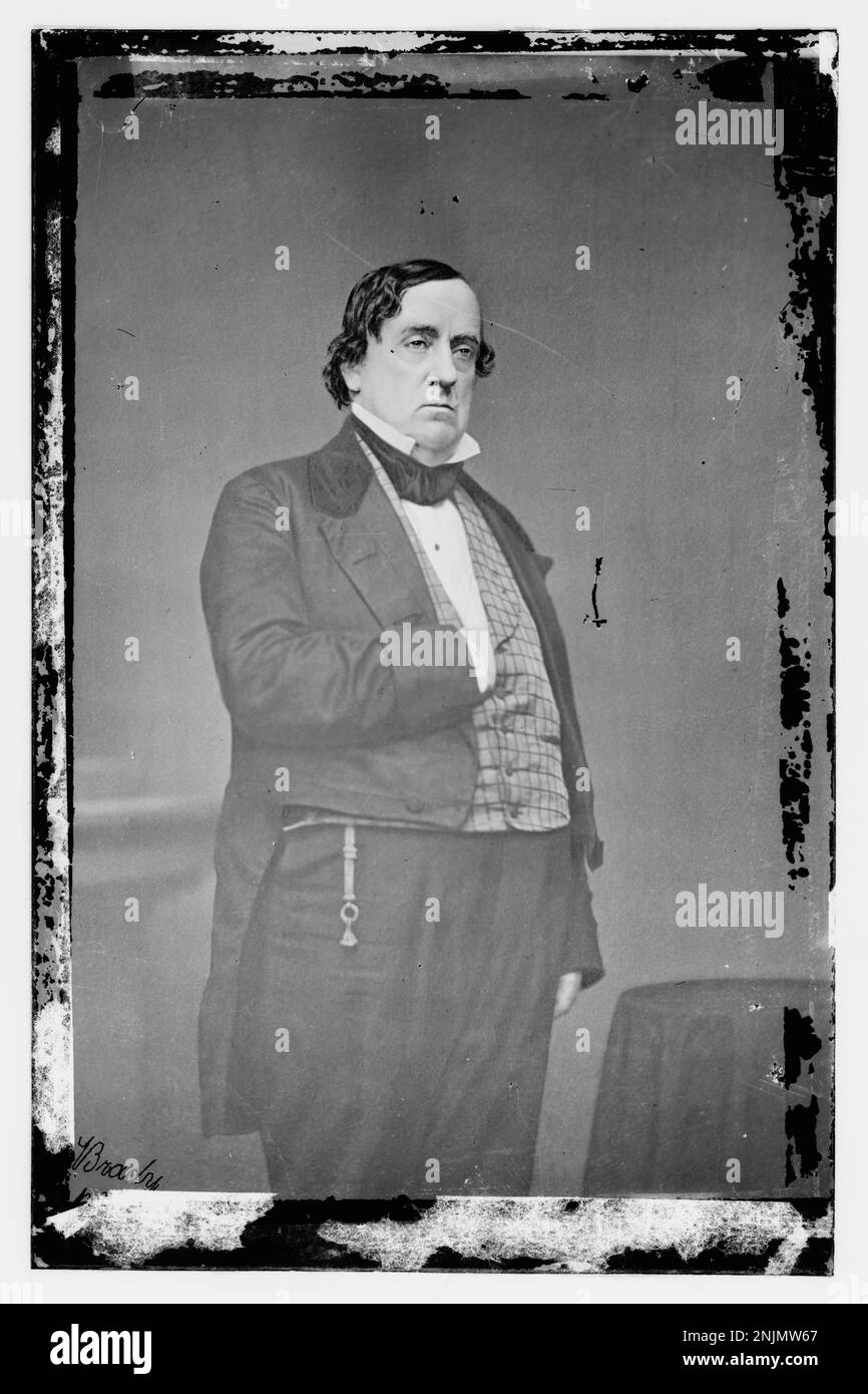 Portrait of Hon. Lewis Cass, a U.S. politician, captured in the Library ...