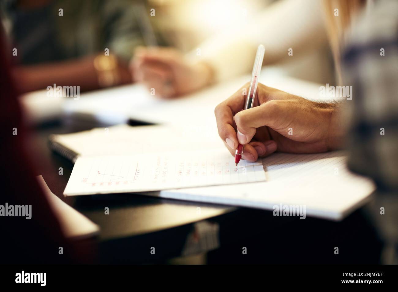 Make a note of everything. a group of unrecognizable people making ...