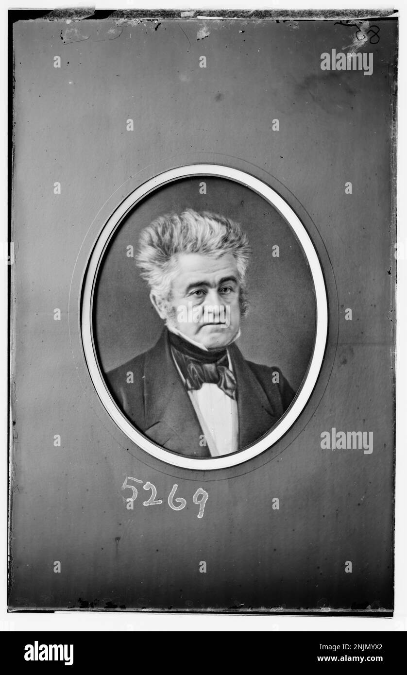 Portrait of Hon. William C. Bouck, a 19th-century politician and former ...