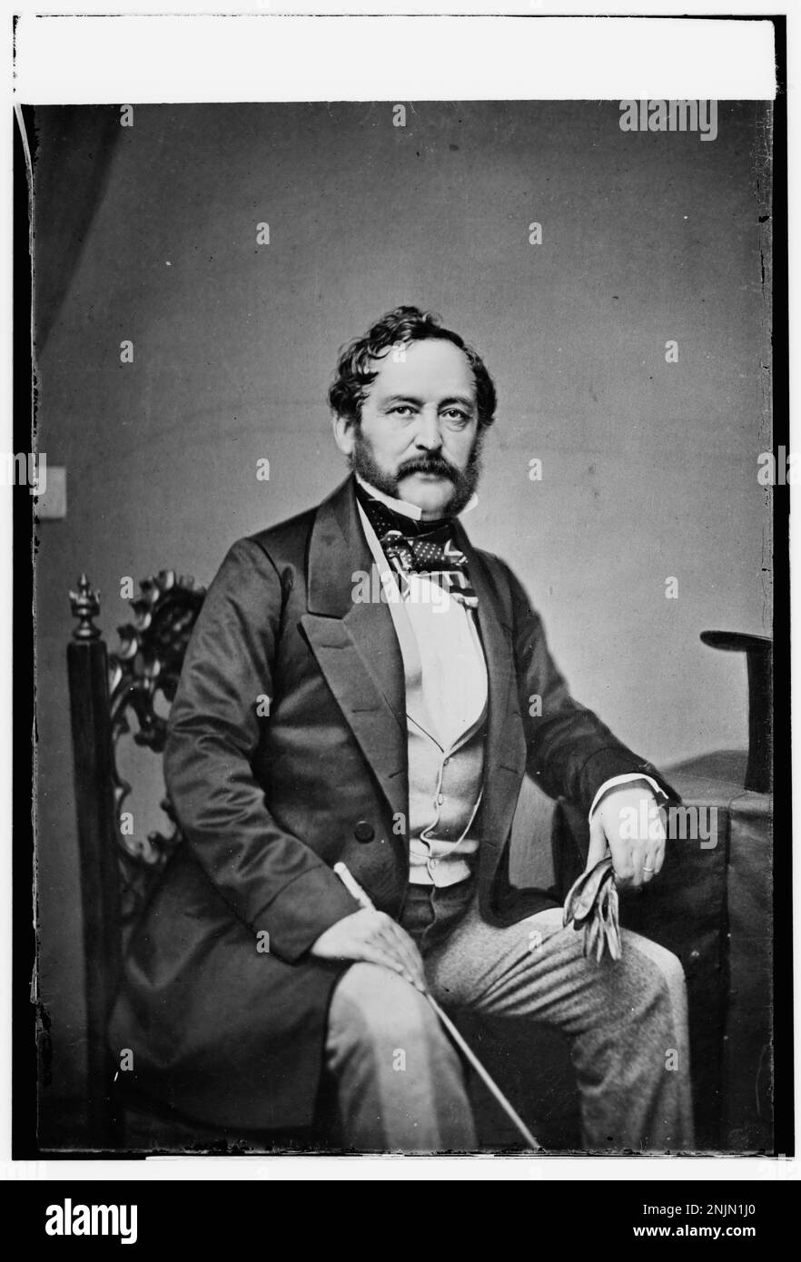 Photograph of Baron de Stoeckl, a Russian diplomat in the 19th century ...