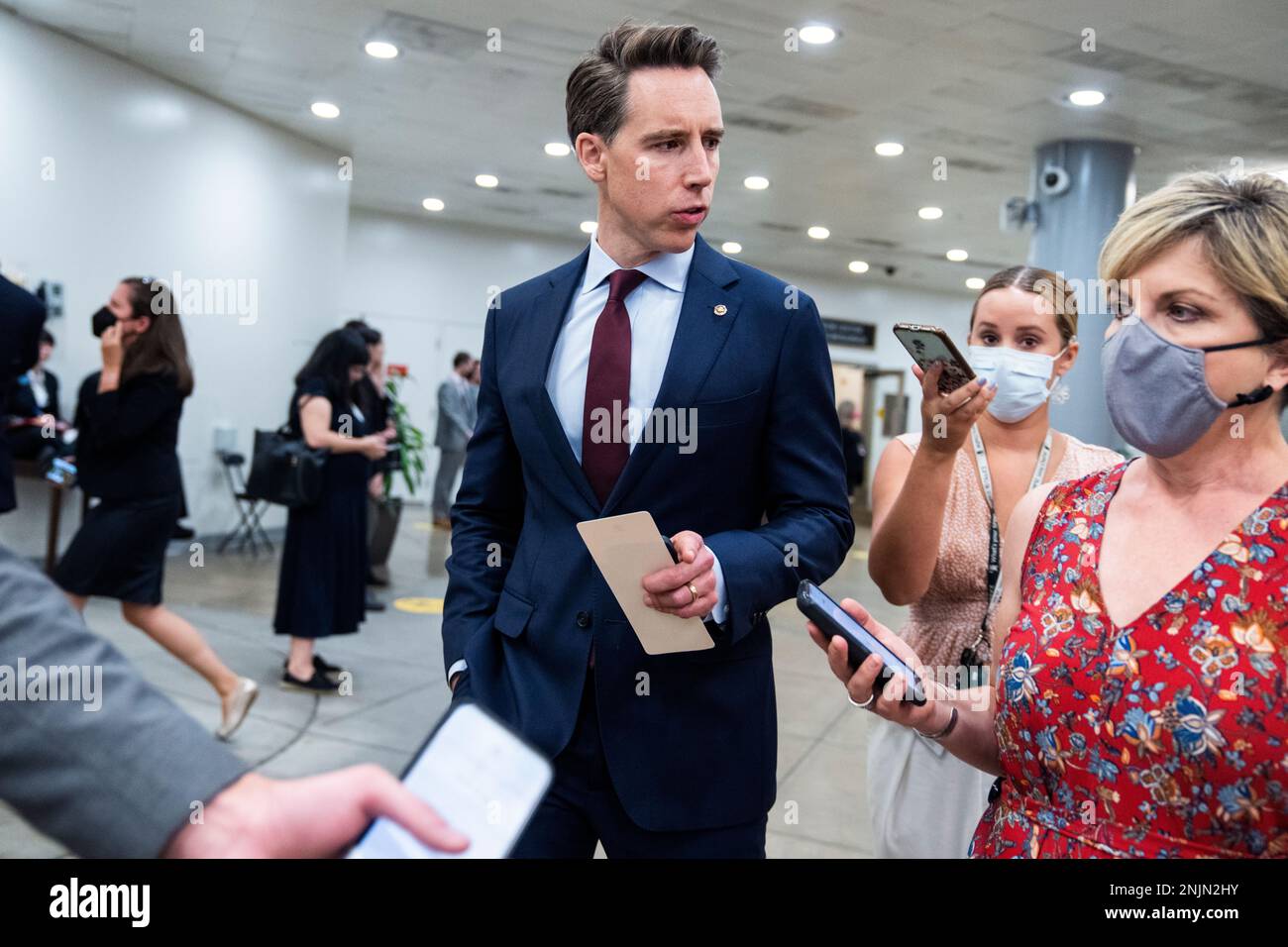 UNITED STATES - JULY 27: Sen. Josh Hawley, R-Mo., is seen in the U.S ...