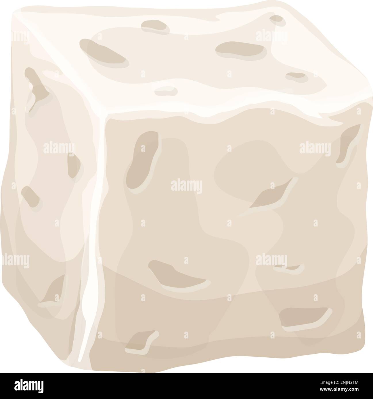 cheese feta white food cartoon vector illustration Stock Vector Image ...