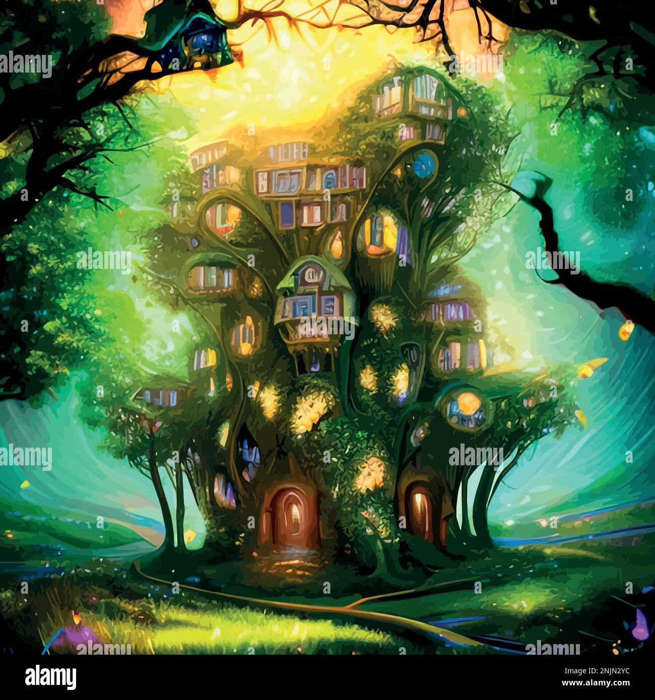 Medieval family tree Stock Vector Images - Alamy