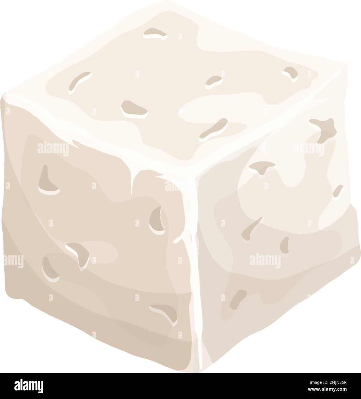 cheese feta white food cartoon vector illustration Stock Vector Image ...