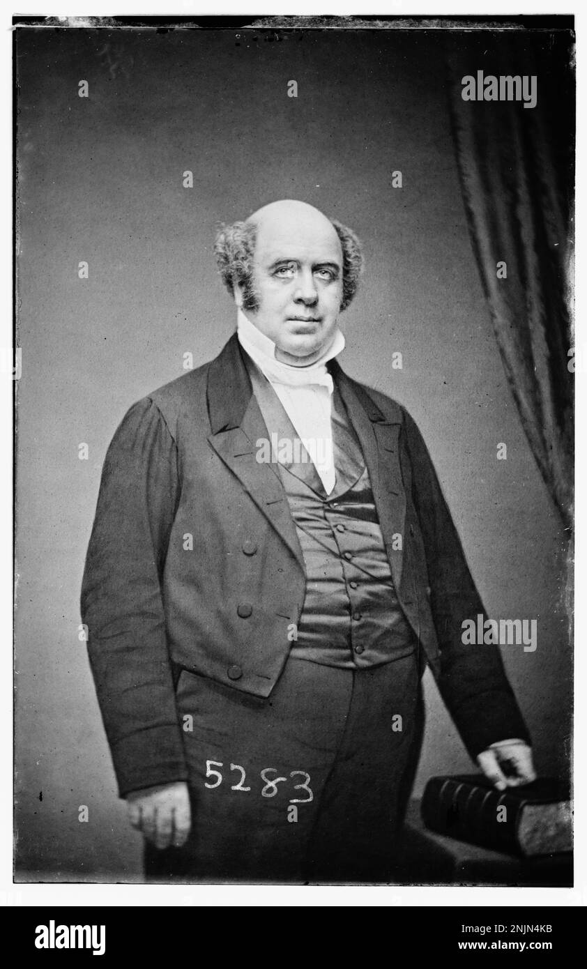 Portrait of Reverend Peasti, a religious leader in the 19th century ...