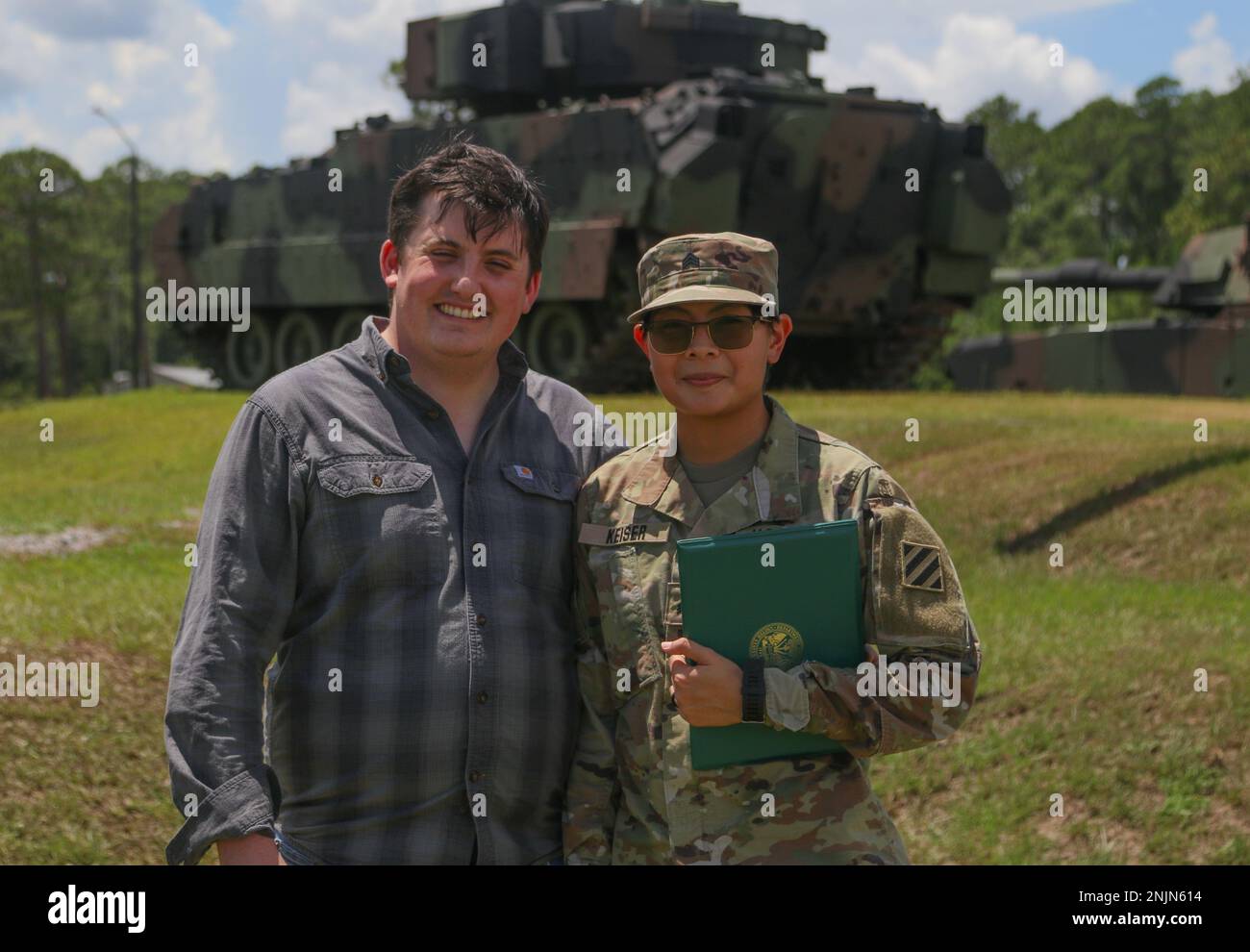 U.S. Army Sgt. Summer Keiser, a public affairs mass communications ...