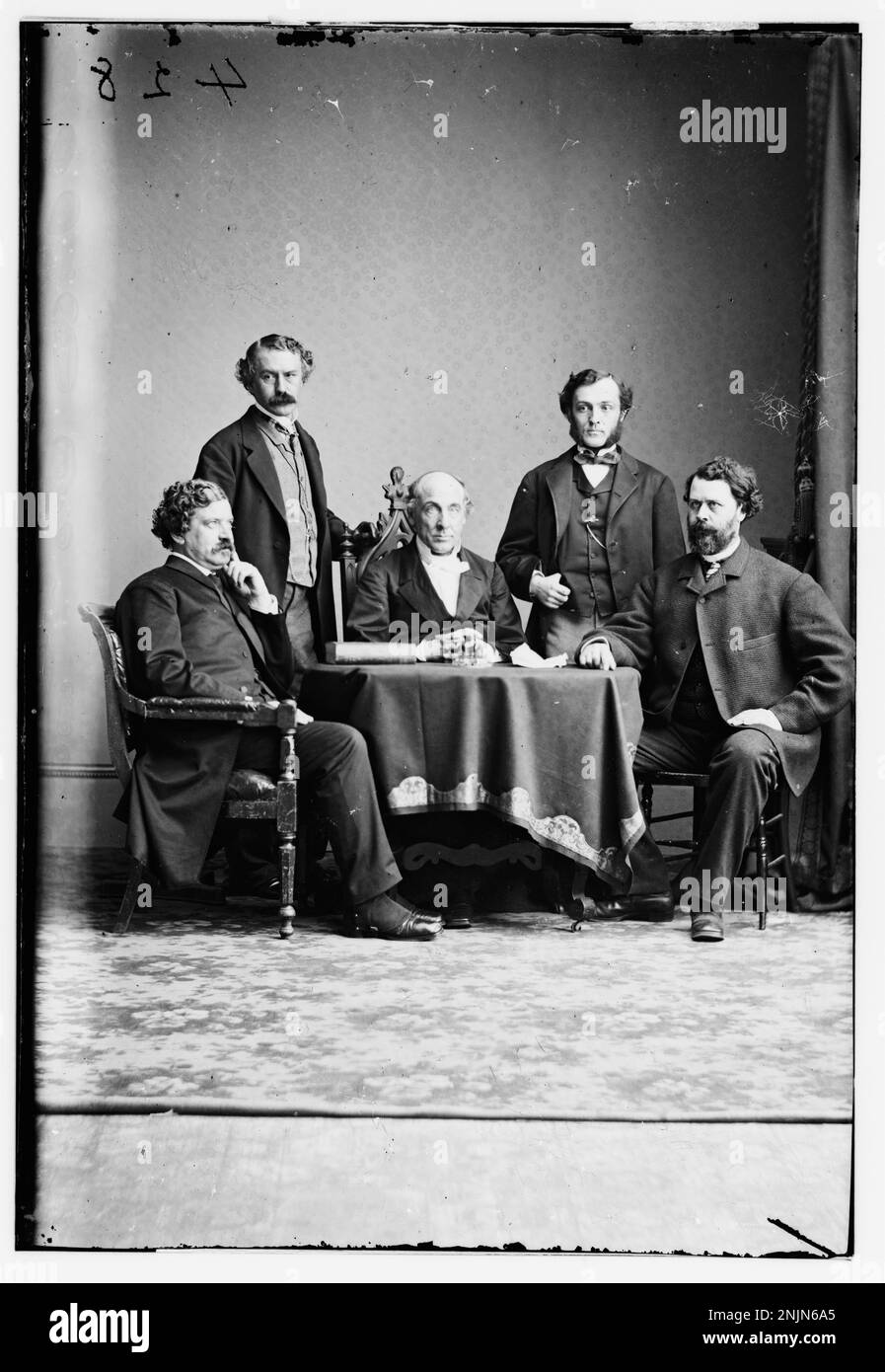 Executive Committee of the U.S. Sanitary Commission. Left to right: Dr ...