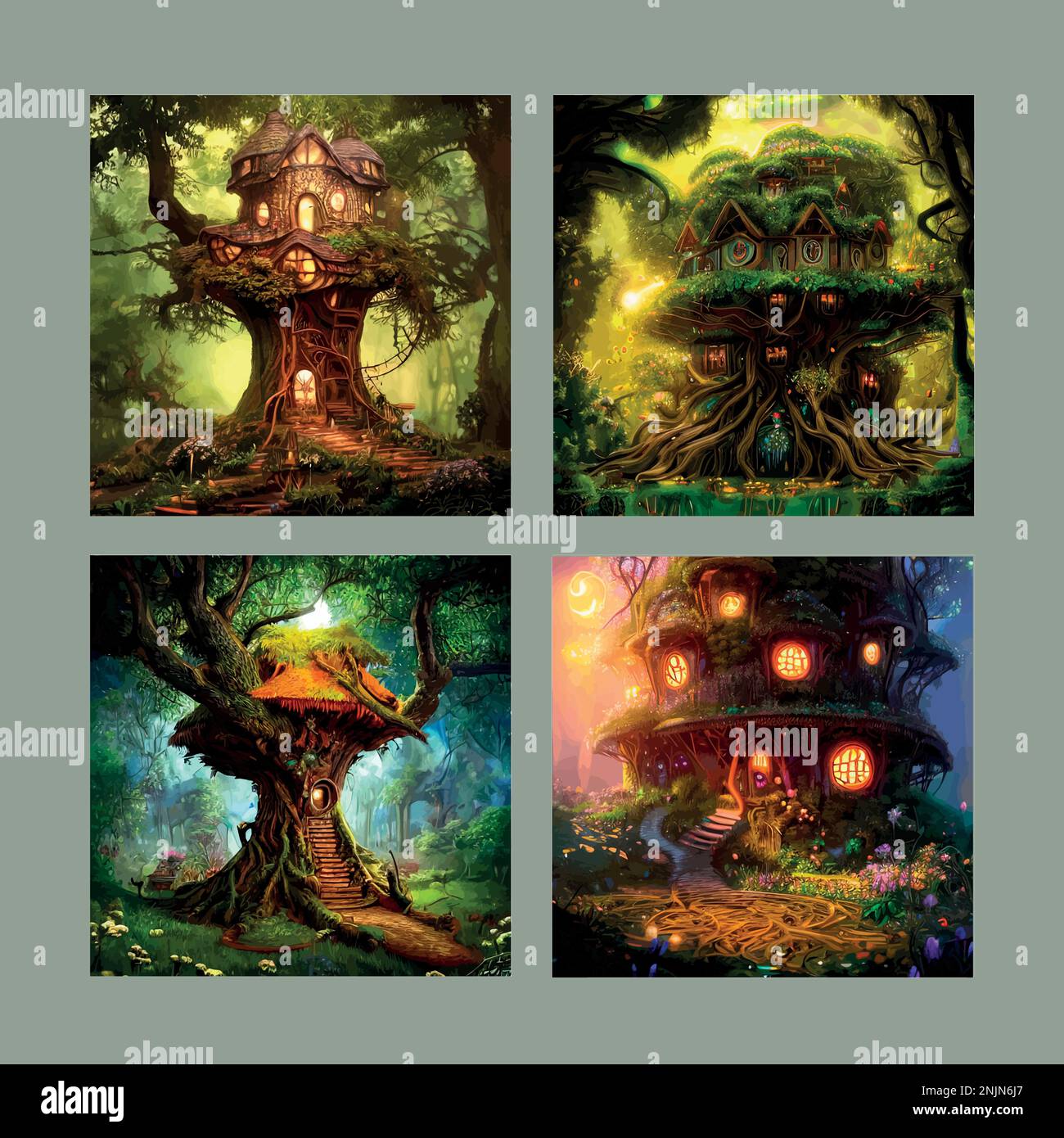 Four story house Stock Vector Images - Alamy