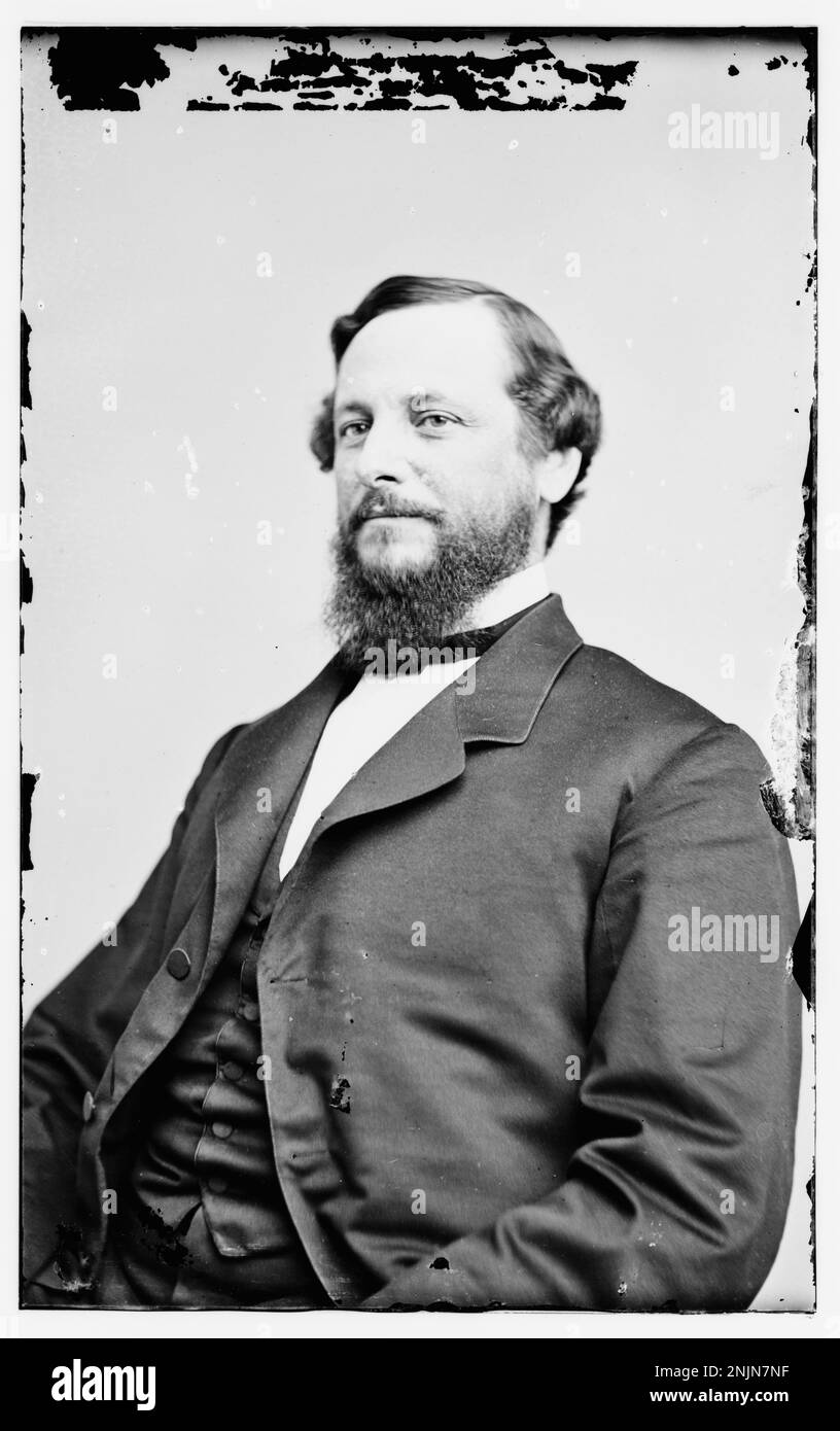 Portrait of Honorable George Hunt Pendleton, a political figure from ...