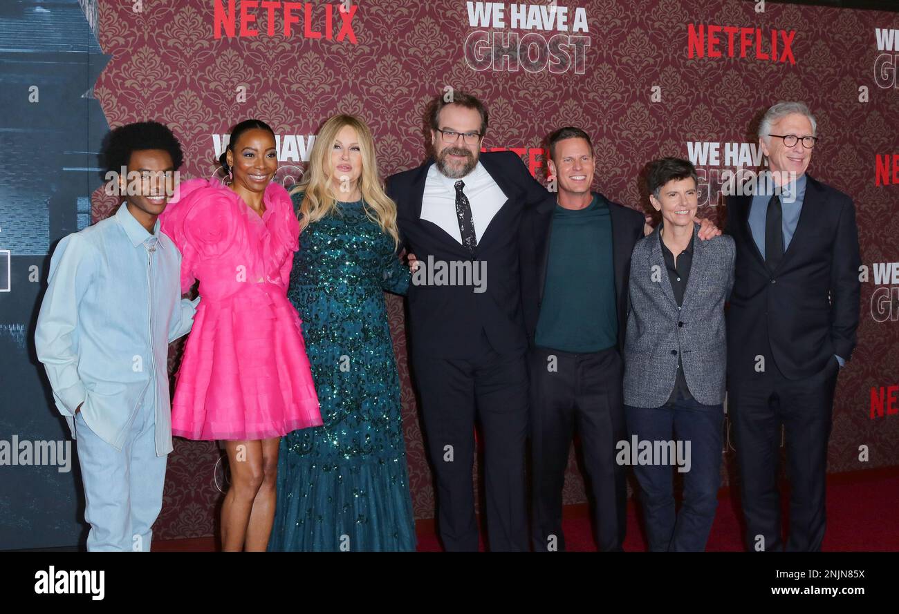 Hollywood, USA. 22nd Feb, 2023. Jahi Winston, Erica Ash, Jennifer Coolidge, David Harbour ...