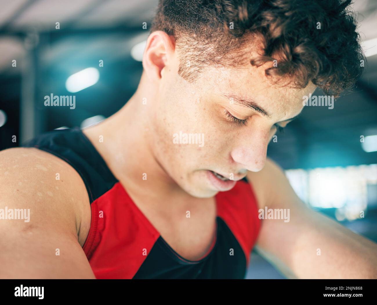 Sweat drops athlete body hi-res stock photography and images - Alamy