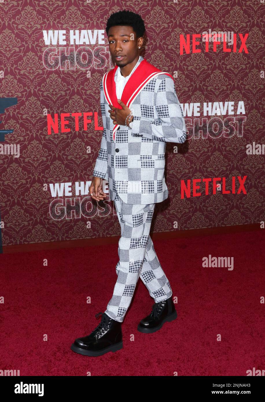 Hollywood, CA , February 22, 2023 . Niles Fitch arrives at The Premiere ...