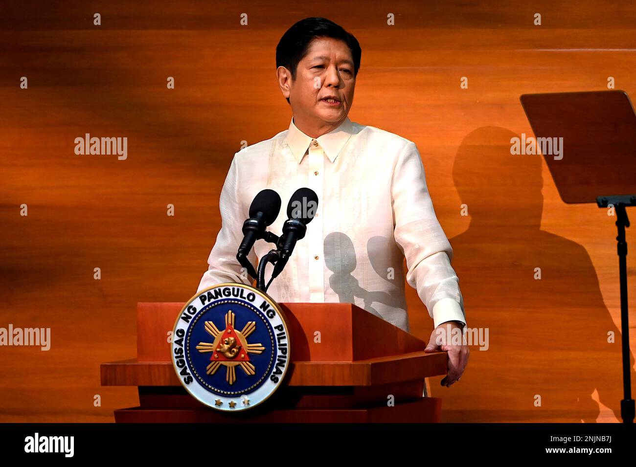 New Philippine President Ferdinand Marcos Jr., delivers his first state ...