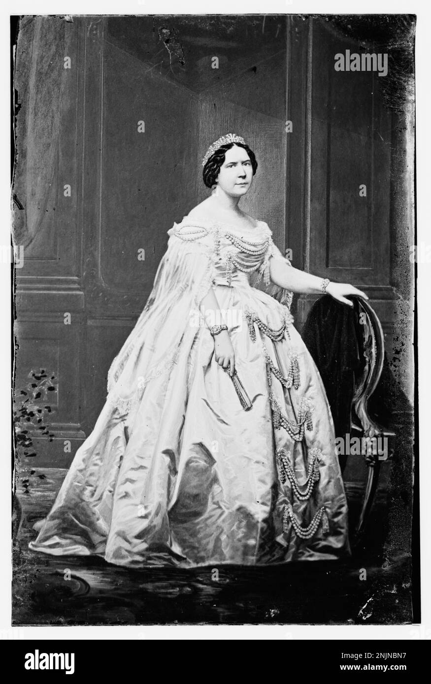 Photograph of Mrs. John Slidell, a prominent figure during the American ...