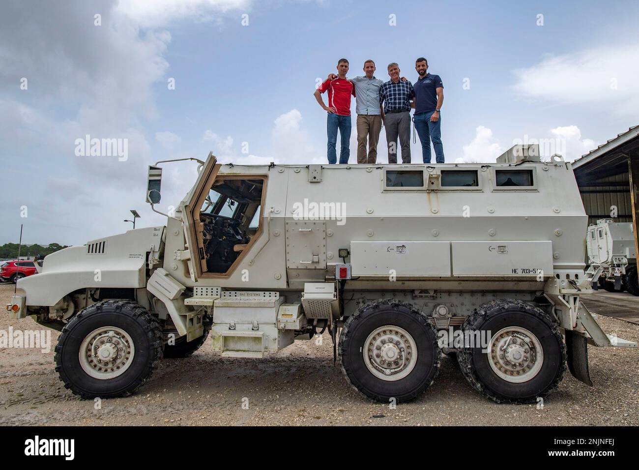 Florida Usa 9th Aug 2022 The Four Crew Members That Comprise The