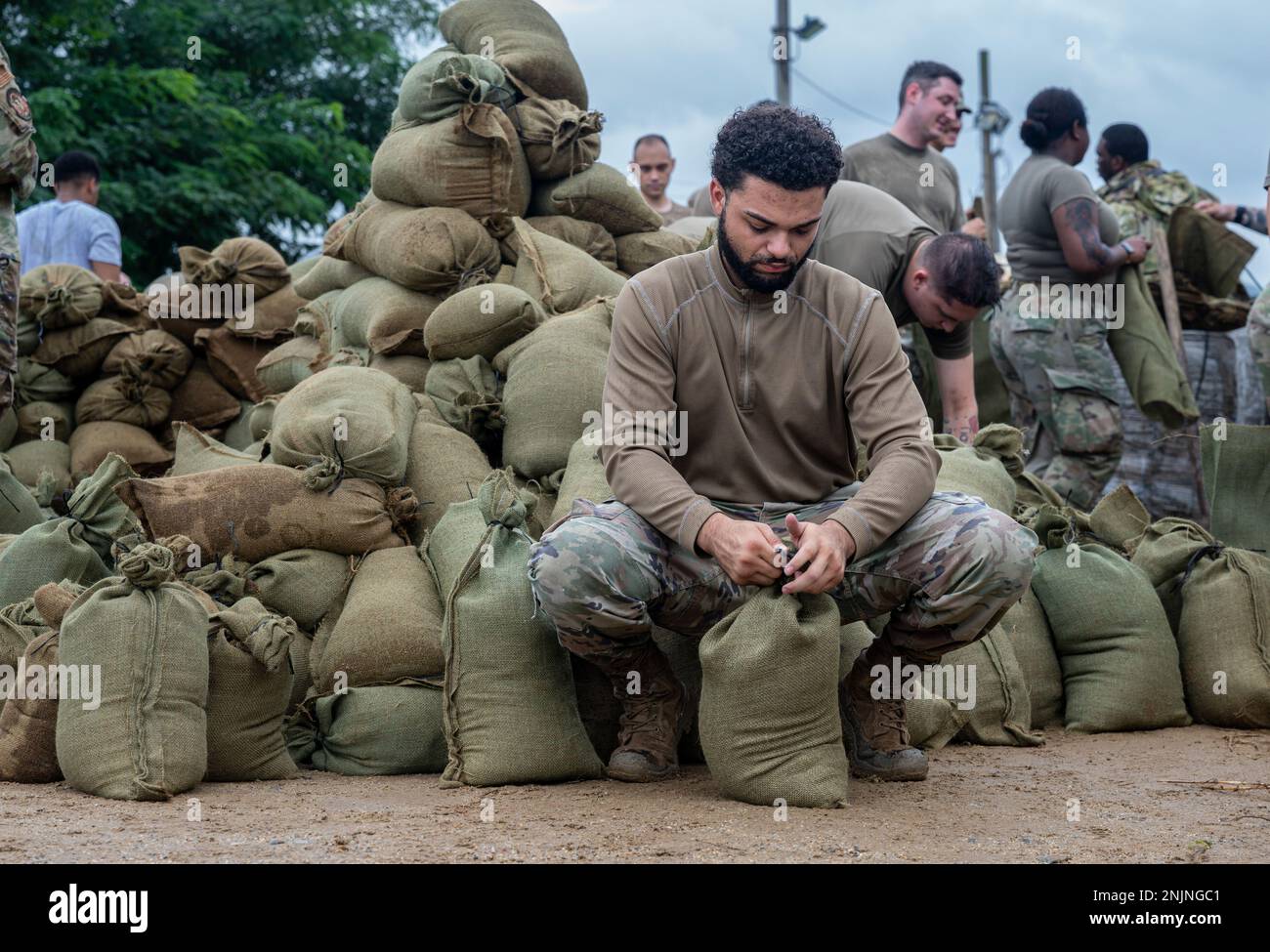 Senior Airman Bryant Lewis, 51st Operation Support Squadron air traffic ...