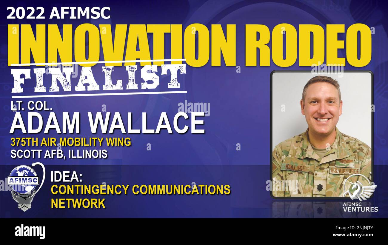 Lt. Col. Adam Wallace, a member of the 375th Air Mobility Wing, Scott ...