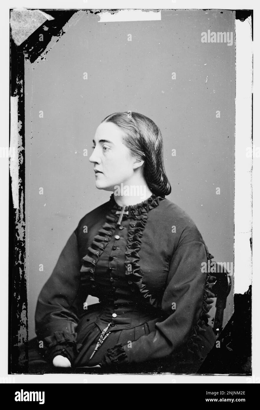Portrait of Mrs. Stephen A. Douglas from the Library of Congress Brady ...