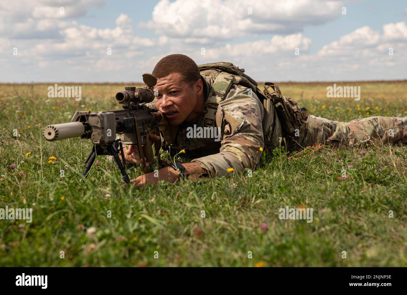 Staff Sgt. Dominique Walker is an Infantryman assigned to Bravo Company ...