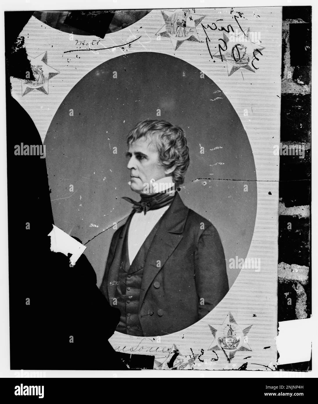 Portrait of Hon. Isaac Toucey, a historical political figure. The image ...