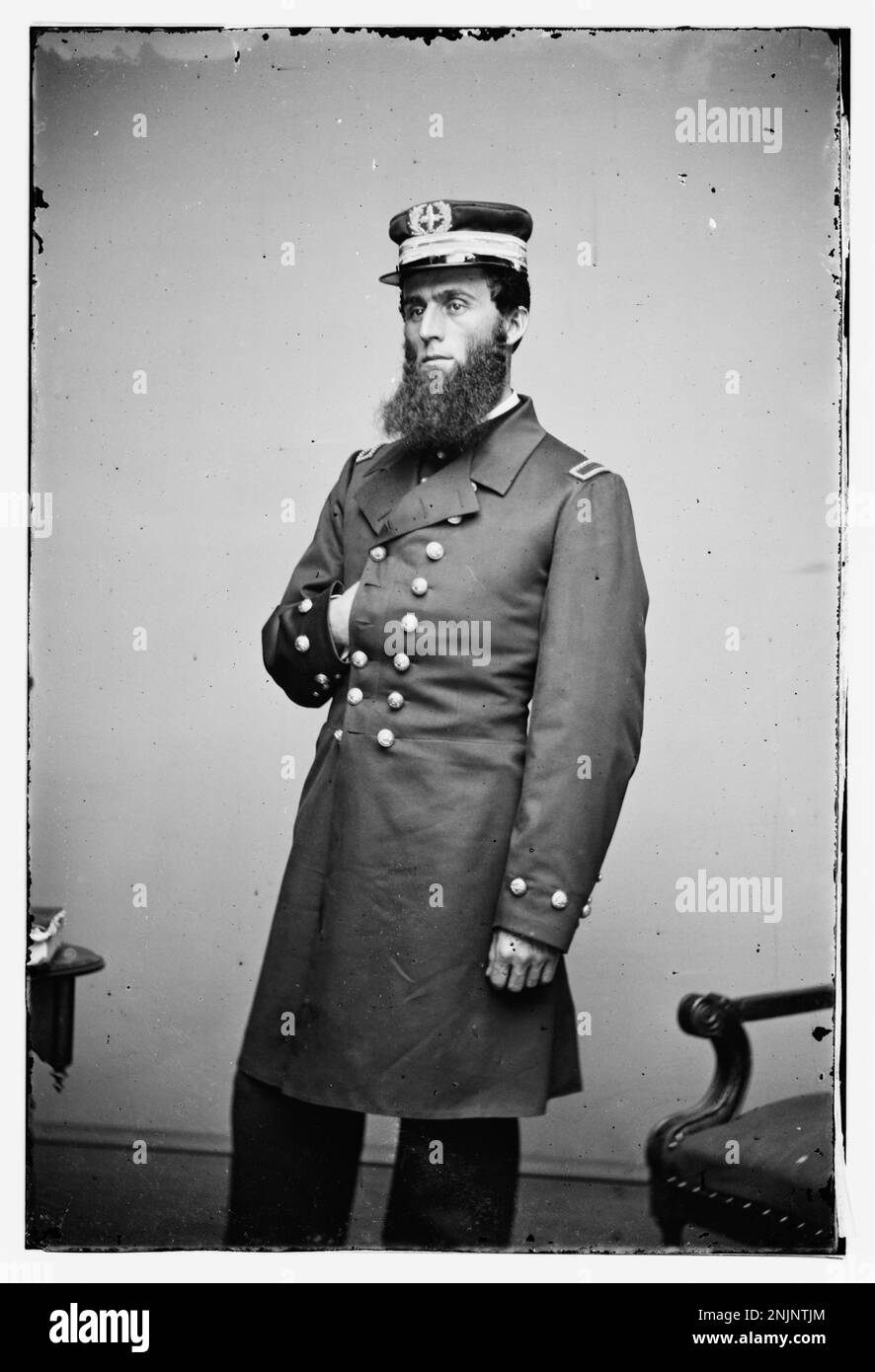 Portrait of Levi Sweetzer, U.S. Navy officer, from the Library of ...