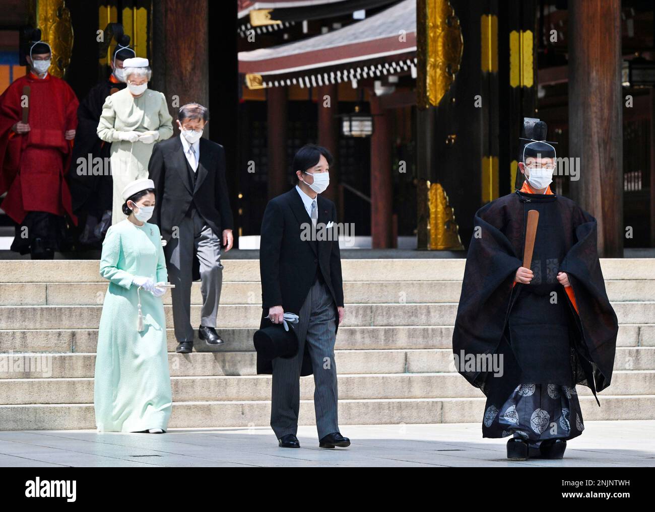 Japanese Crown Prince Akishino (Fumihito) and Crown Princess Kiko visit ...