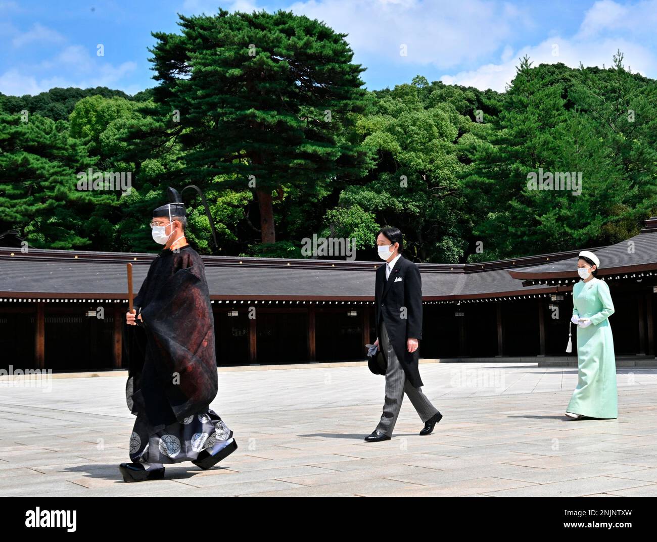 Japanese Crown Prince Akishino (Fumihito) and Crown Princess Kiko visit ...