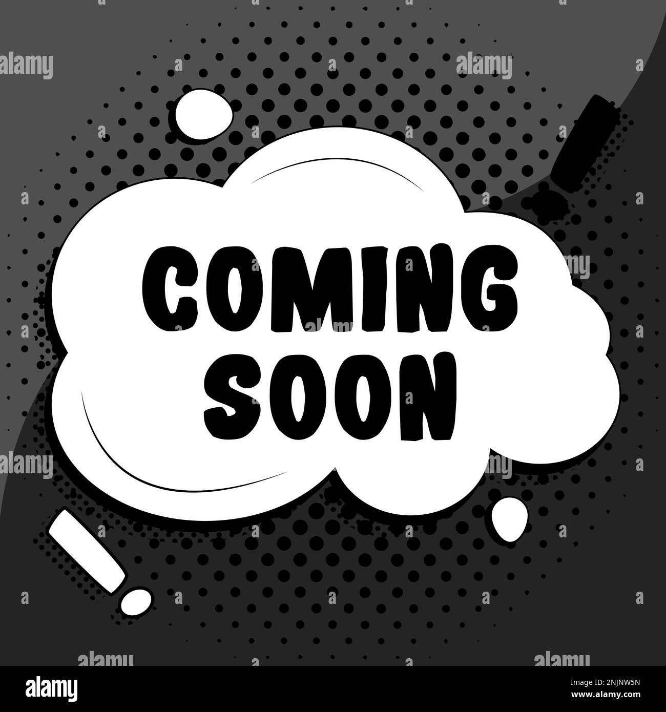 Hand writing sign Coming Soon. Business showcase something is going to ...