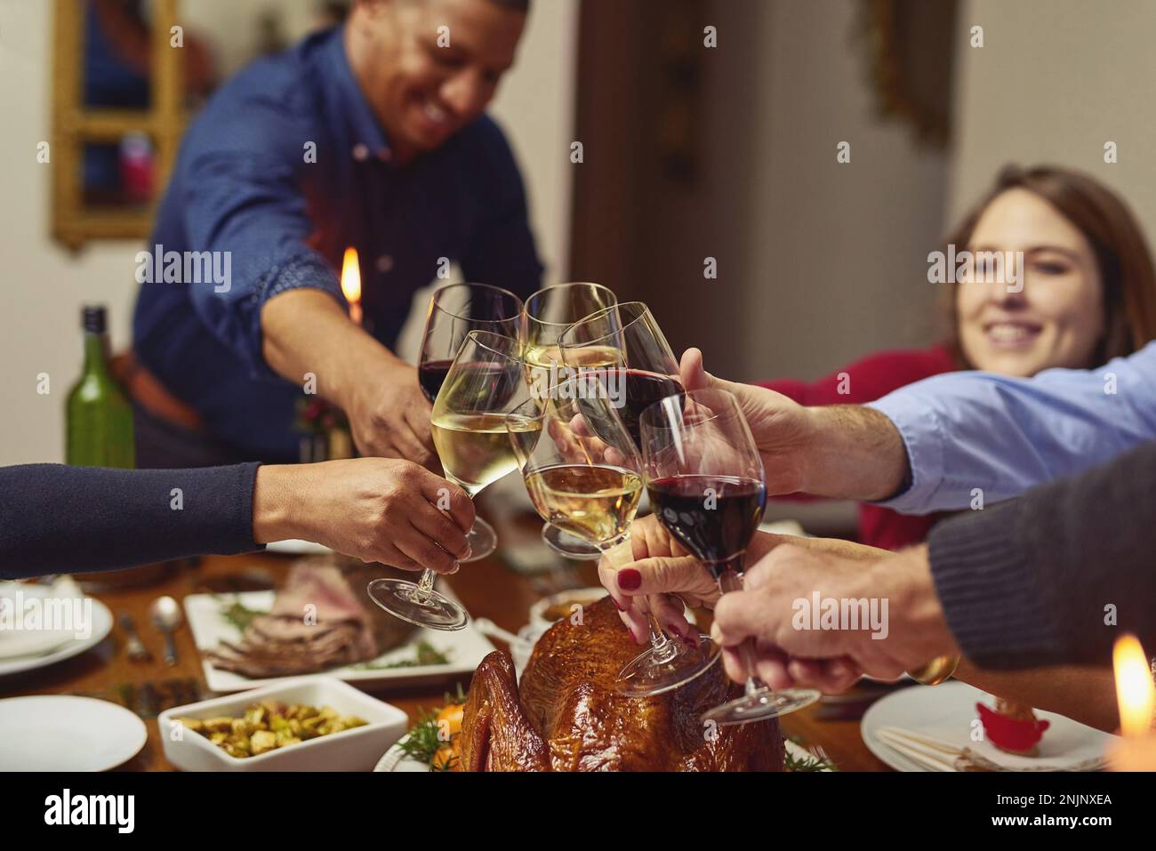 Group people inside dining hi-res stock photography and images - Alamy