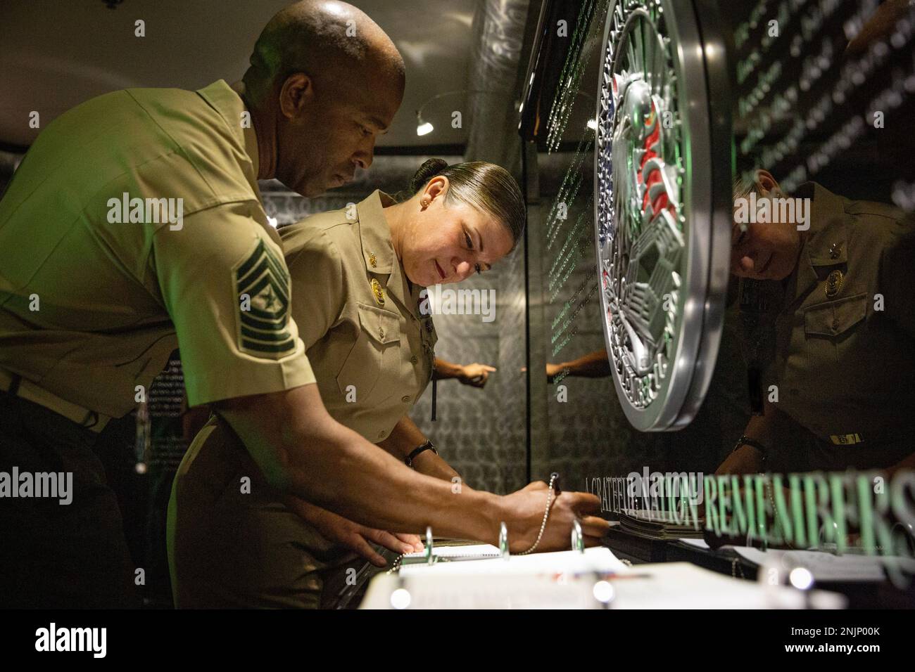 U.S. Marine Corps Sgt. Maj. Christopher D. Thomas, 4th Marine Logistics ...