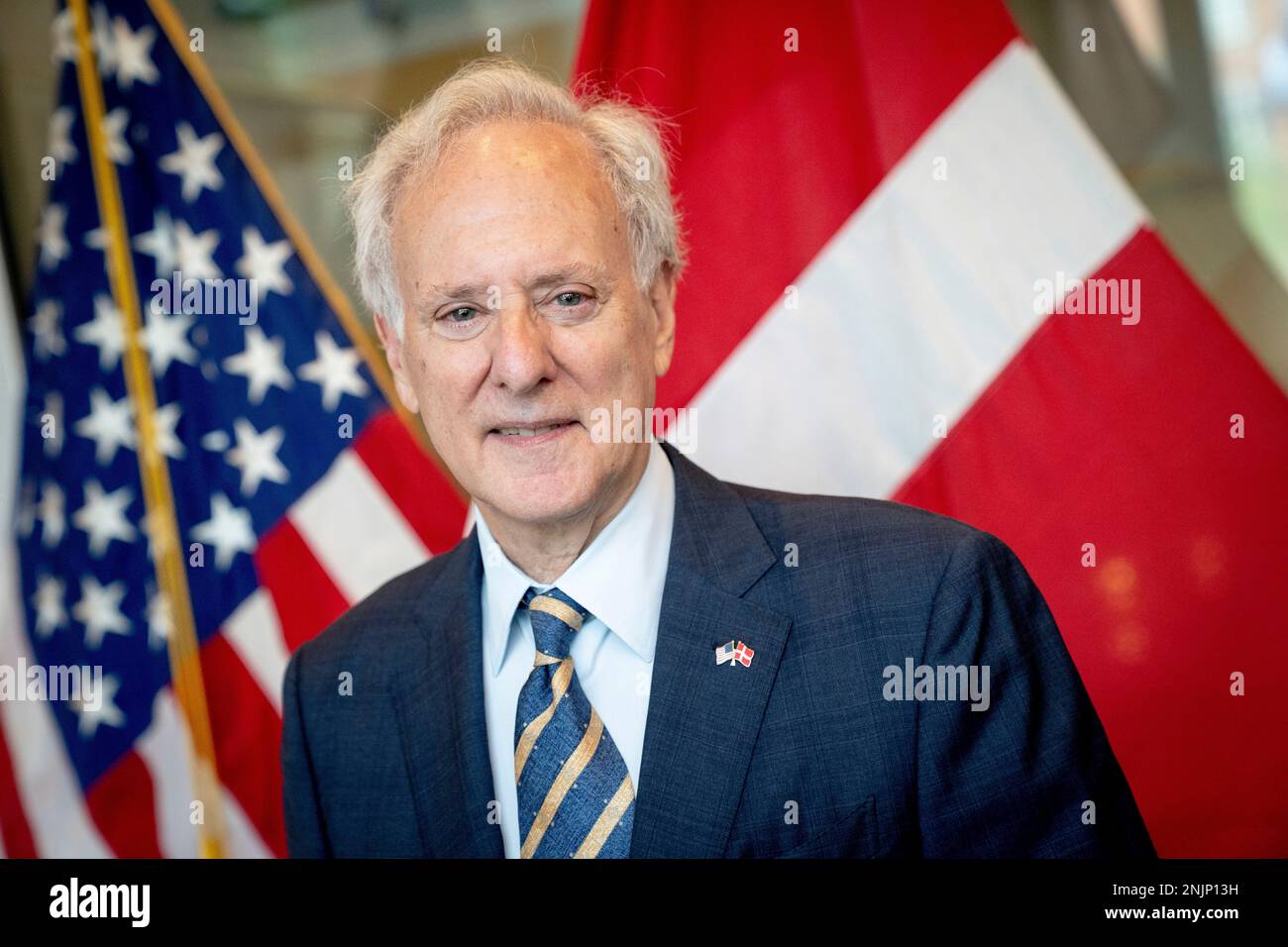 Newly appointed US Ambassador Alan Leventhal at the US Embassy in ...