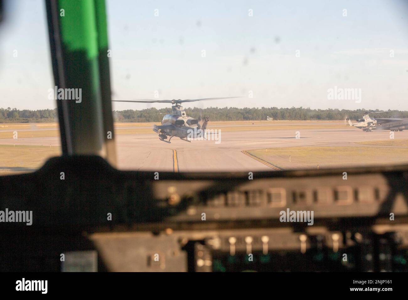 U.S. Marine Corps AH-1Z Vipers assigned to Marine Light Attack ...