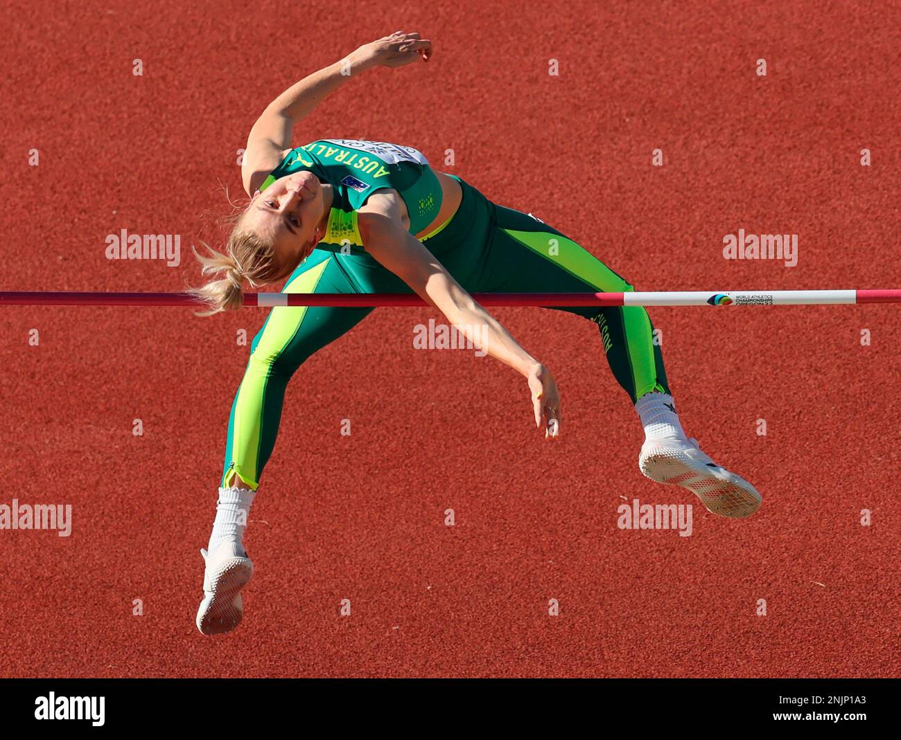 Australia's Eleanor PATTERSON performs during the High Jump Women of ...