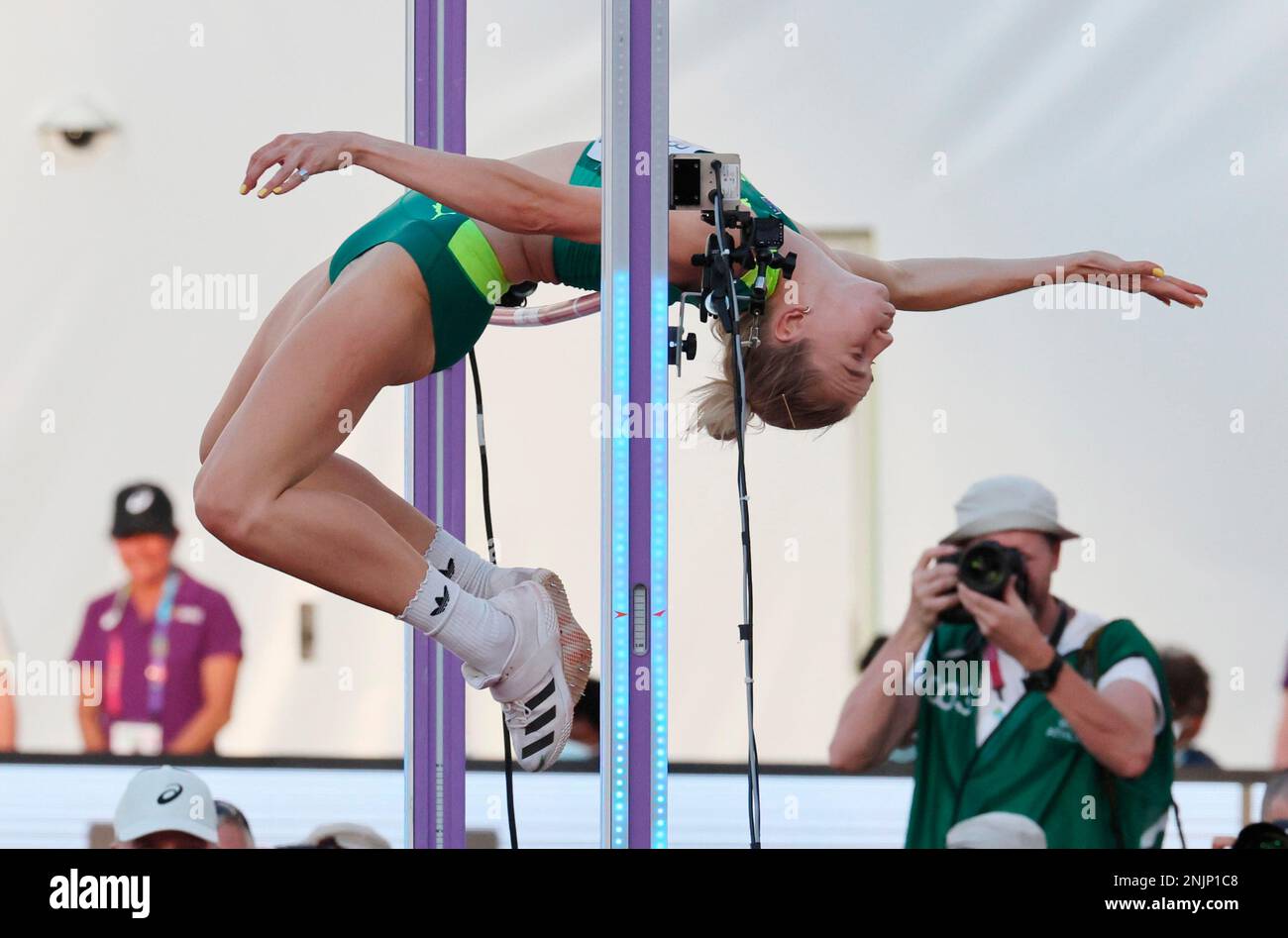 Australia's Eleanor PATTERSON performs during the High Jump Women of ...
