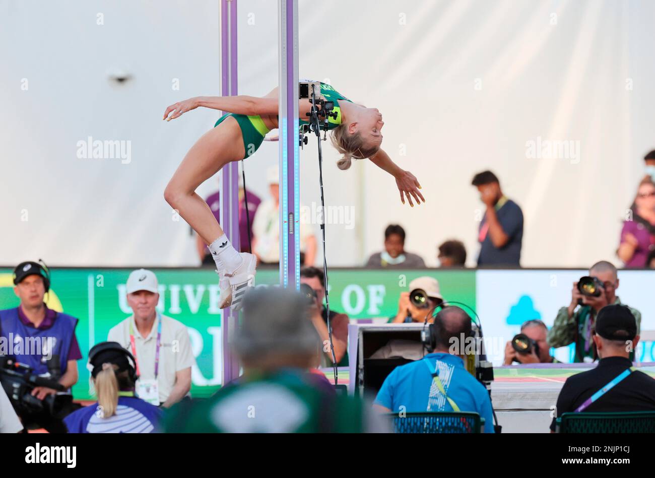 Australia's Eleanor PATTERSON performs during the High Jump Women of ...