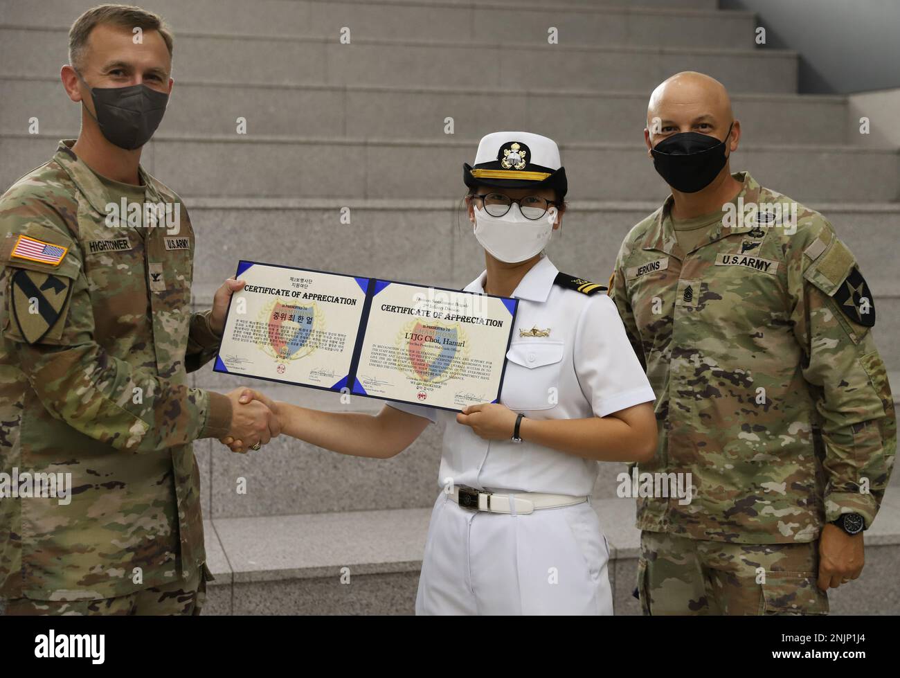 U.S. Army Col. Lucas Hightower, Commander, with 2nd Infantry Division ...