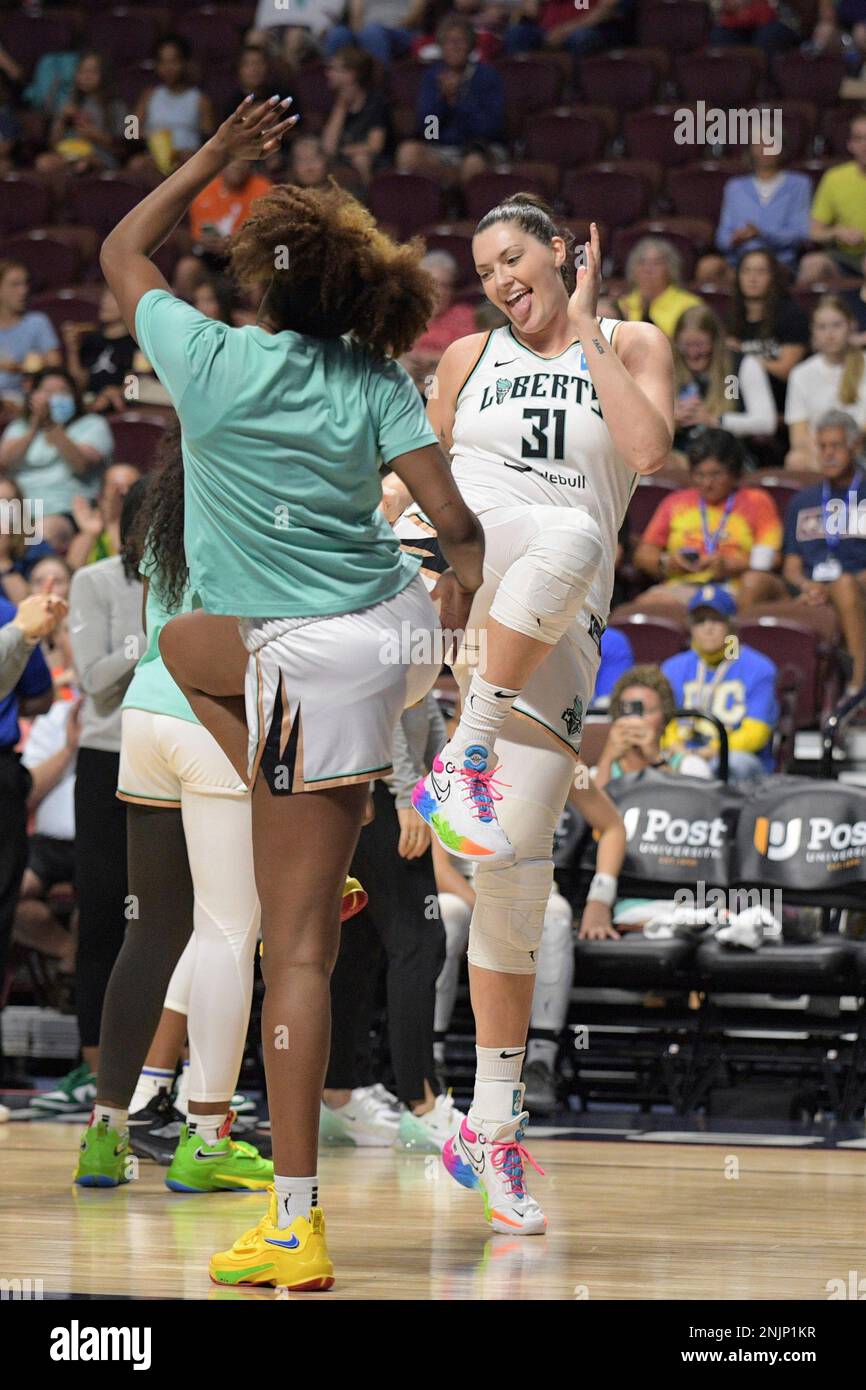 UNCASVILLE, CT - JULY 19: New York Liberty center Stefanie Dolson (31 ...