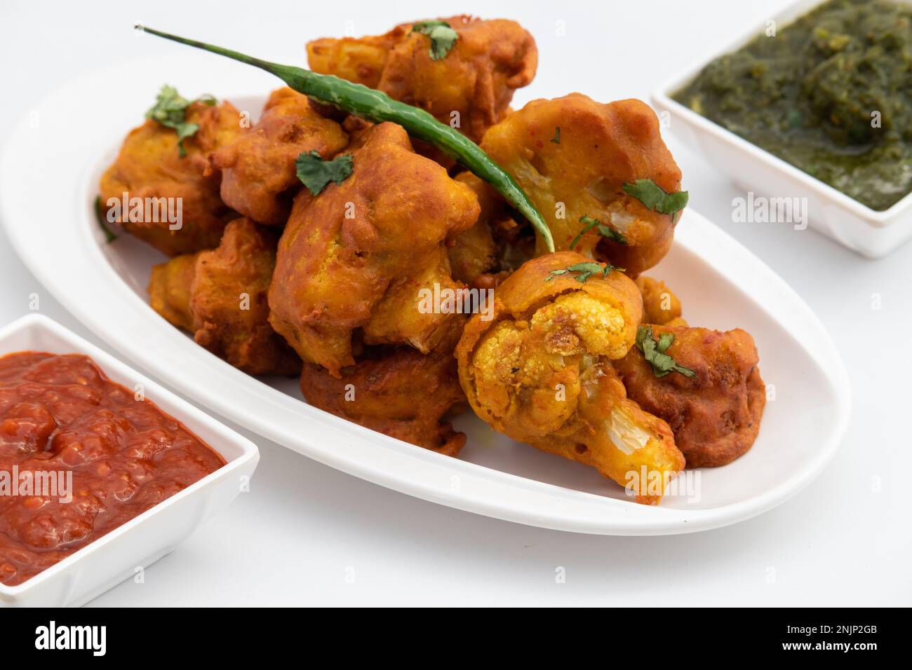 Gobi Pakoda Also Called Gobhi Pakora, Pakodi, Fakkura, Bhajiya, Bhajji ...