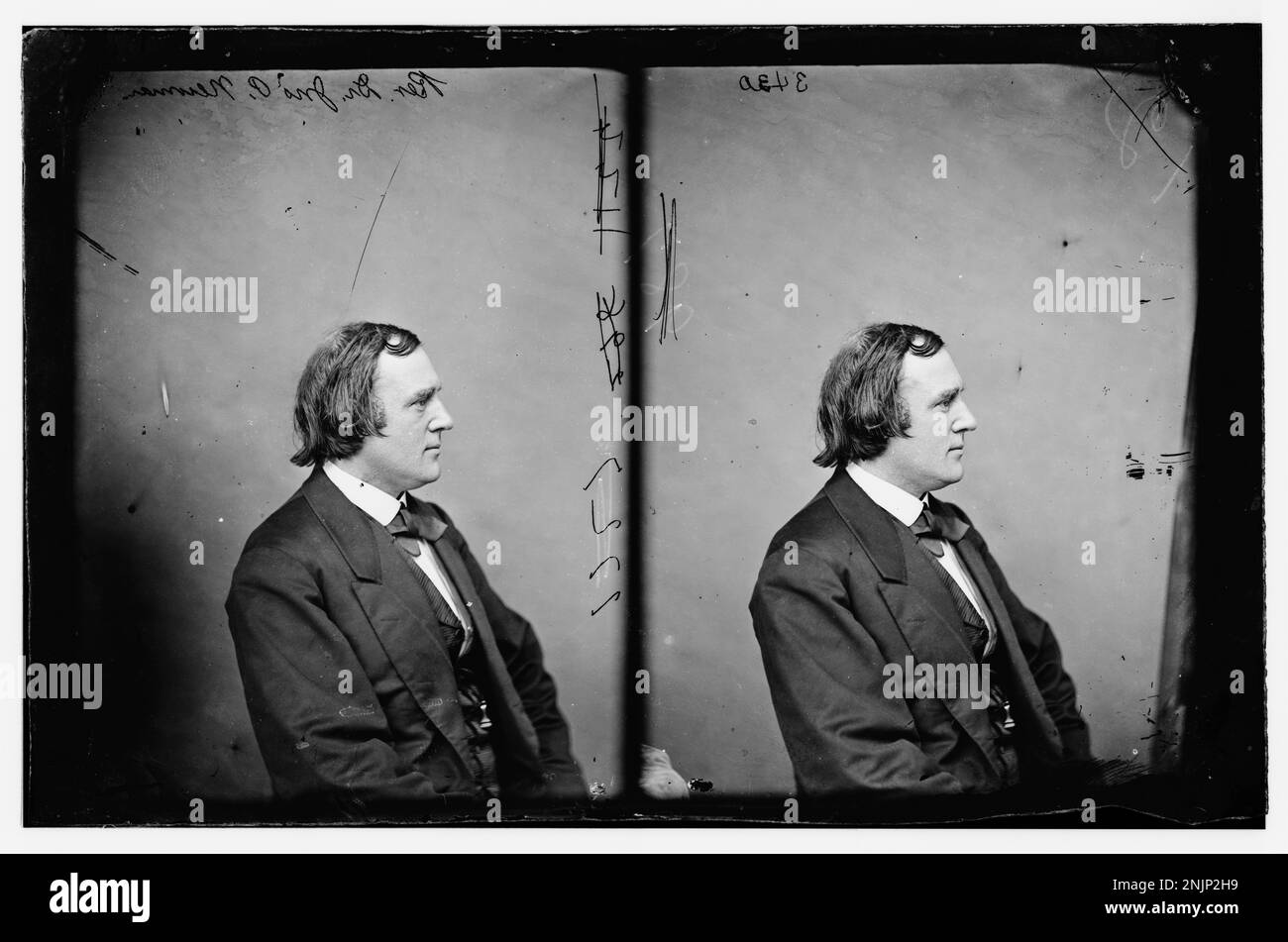Portrait of Rev. John P. Newman, a Methodist Episcopal bishop of Omaha ...