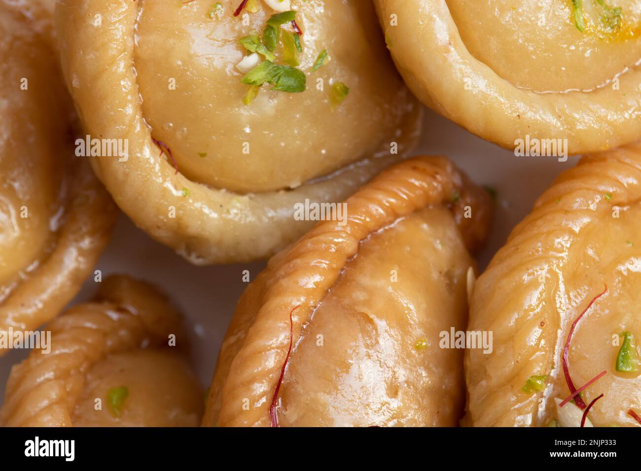 Chandrakala And Gujiya Mithai Also Called Suryakala, Gujia, Pirukiya ...