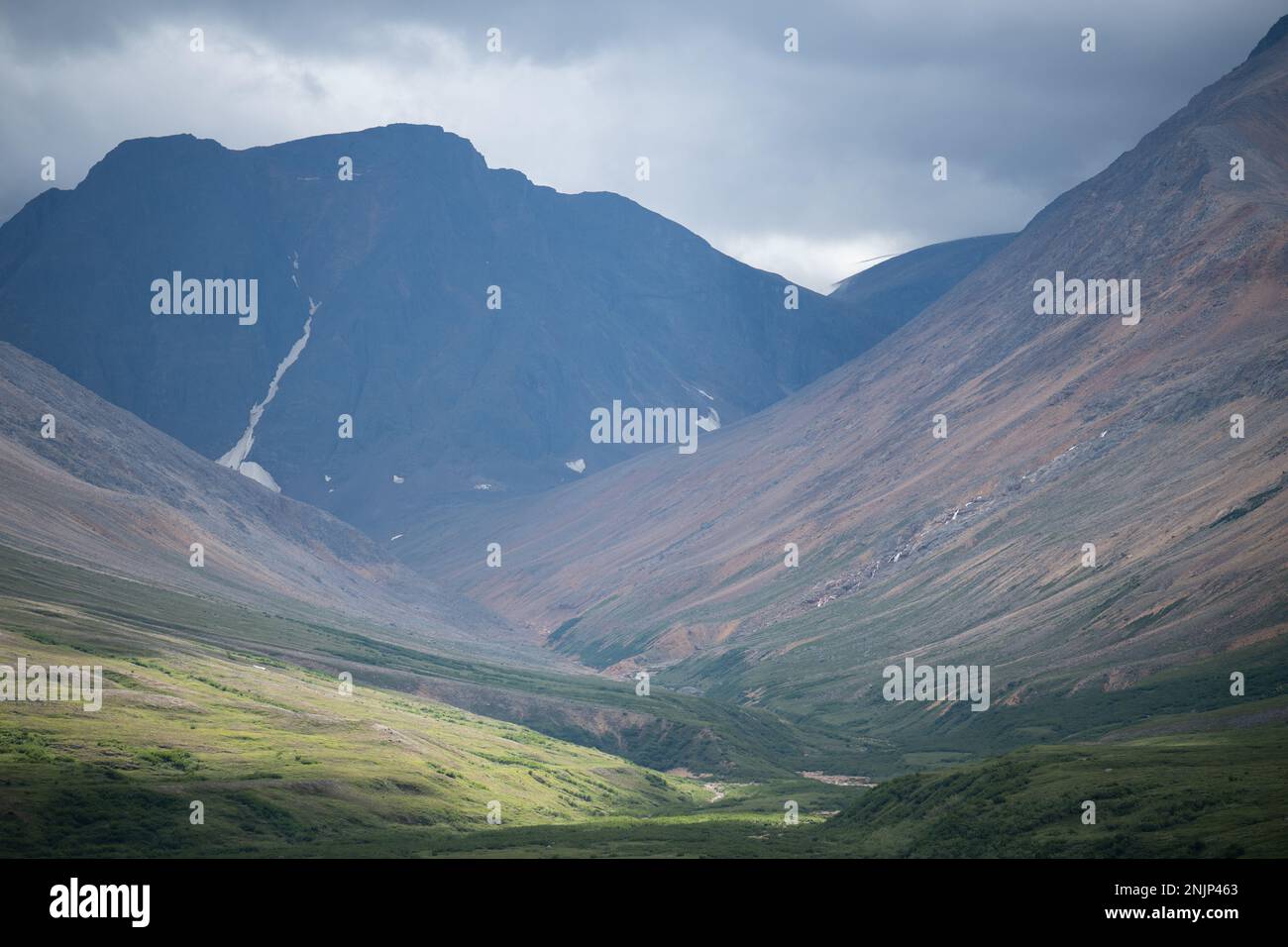 The rugged environmental landscape of Torngat National Park, Canada ...