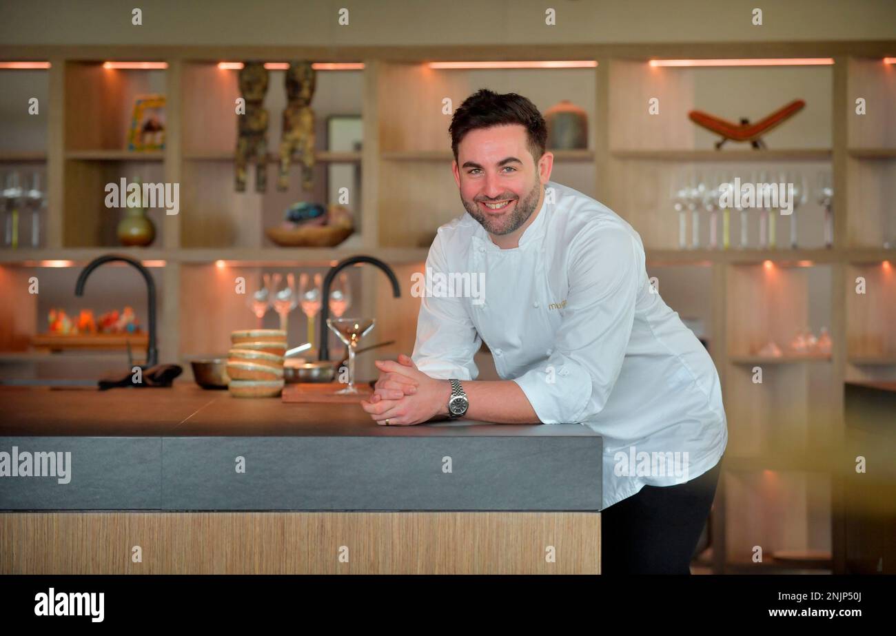 Chef Michael Wilson in his restaurant Marguerite at Gardens by the Bay ...