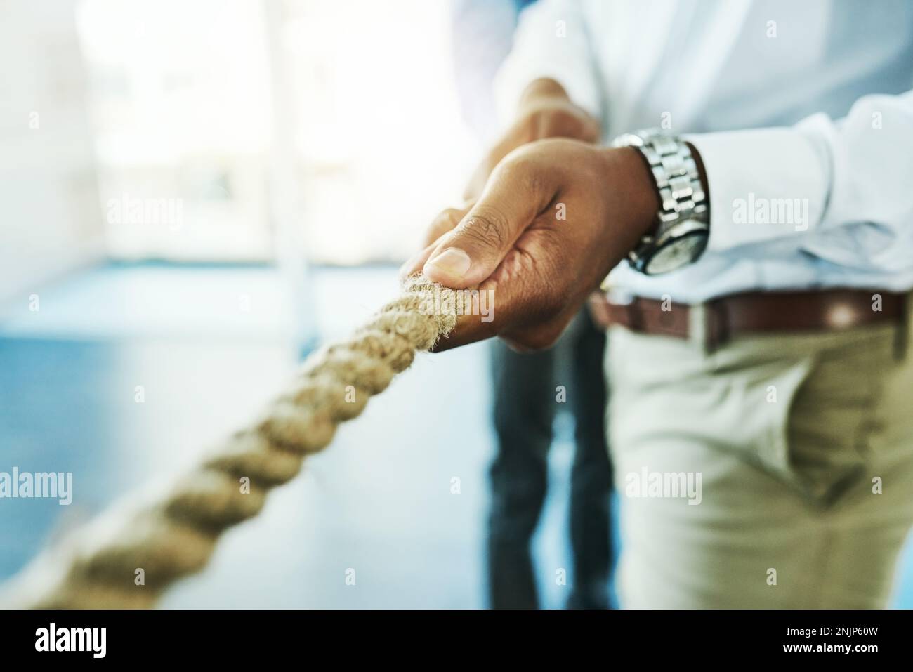 Just keep pulling once success is within your grasp. an unrecognisable ...